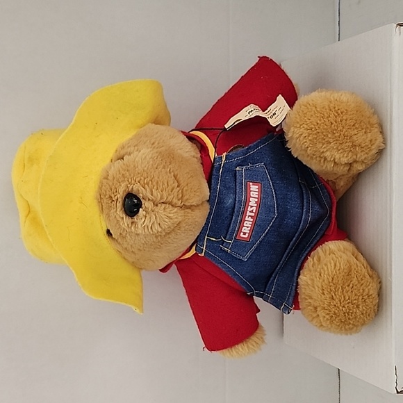 Toys | Paddington Bear 11 Sitting Craftsman Tools Plush Stuffed Animal ...